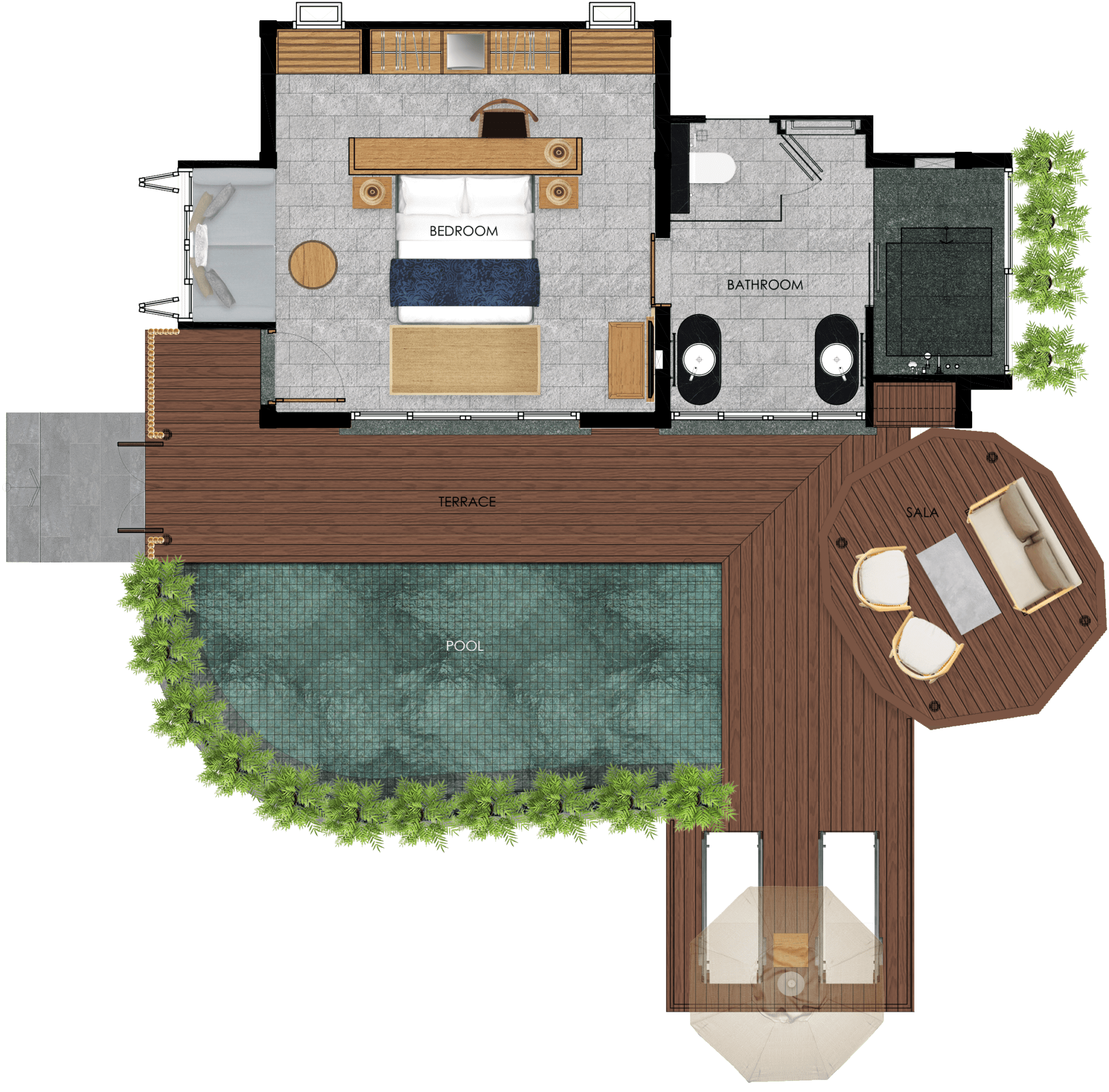 Tree Villa with Private Pool – Noku Hotels & Resorts